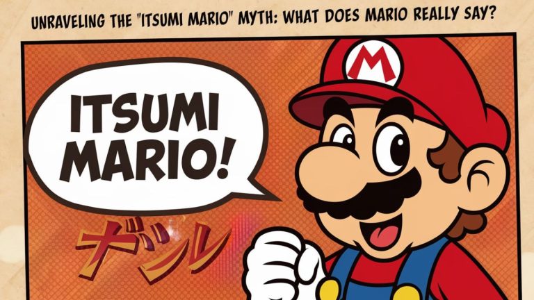 Unraveling the "Itsumi Mario" Myth: What Does Mario Really Say? - Pin ...